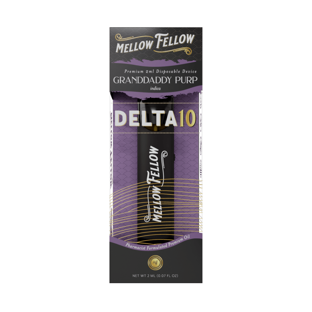 Delta 10 Premium 2ml Disposable Vape - Granddaddy Purp (Indica ...